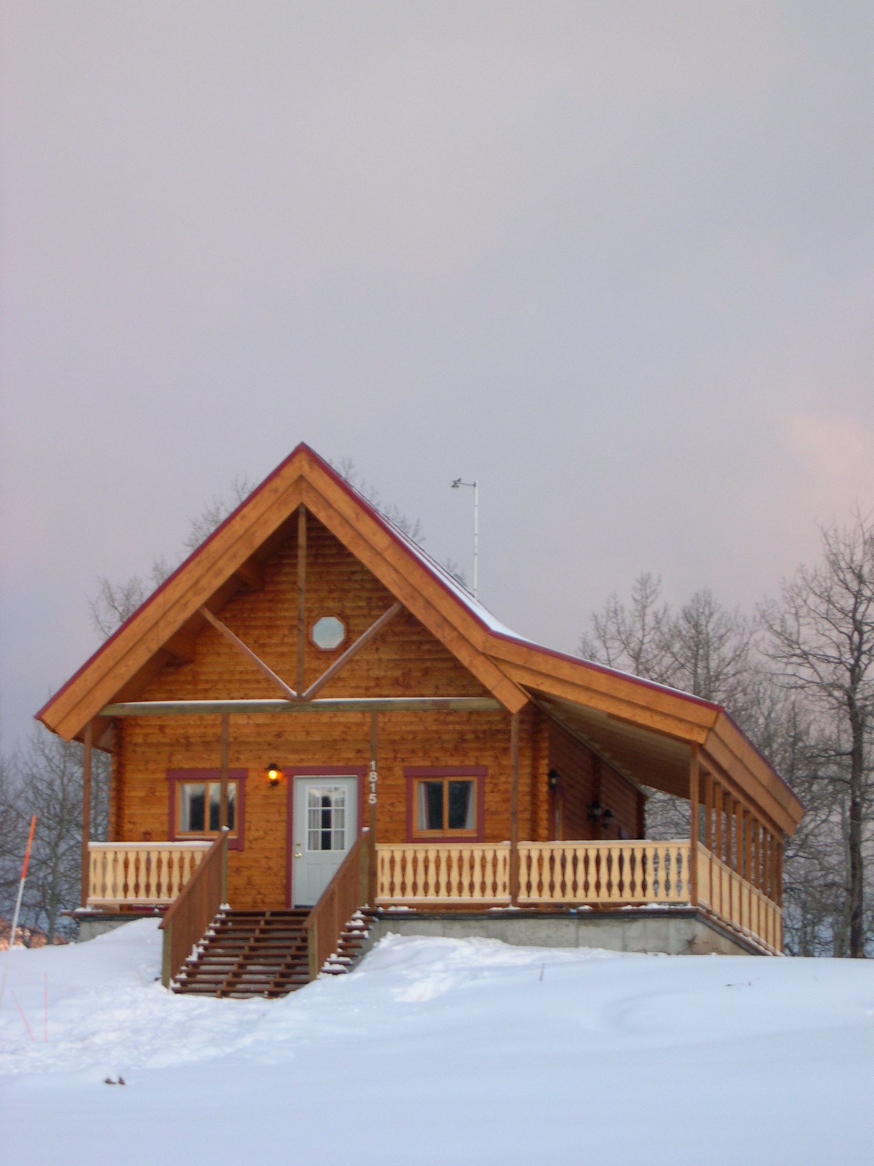 How to Use Your Patio in the Winter - Log Cabin Kits | Log Homes ...